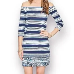 Lilly Pulitzer | Dresses | Lilly Pulitzer Off The Shoulder Laurana ...